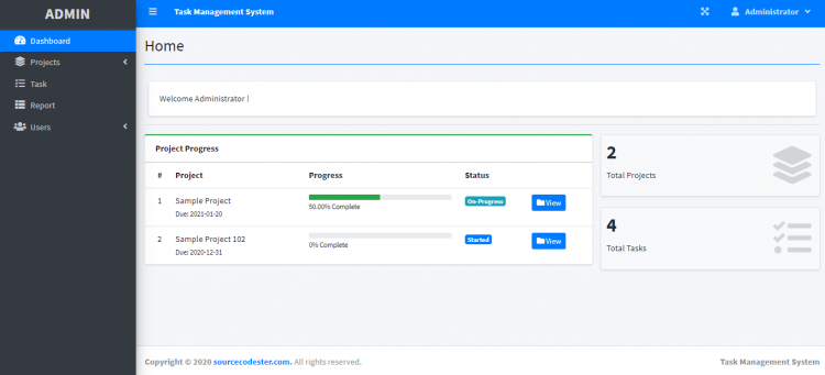 Task Management System Using Php Mysqli With Source Code Free Source