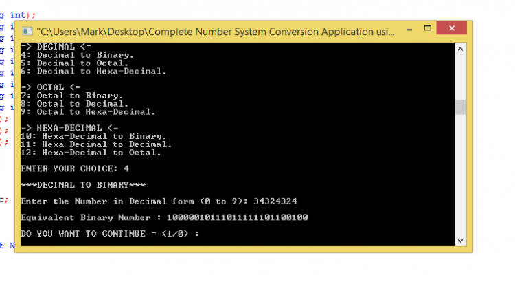 Complete Number System Conversion Application Using C With Free Source Code Sourcecodester