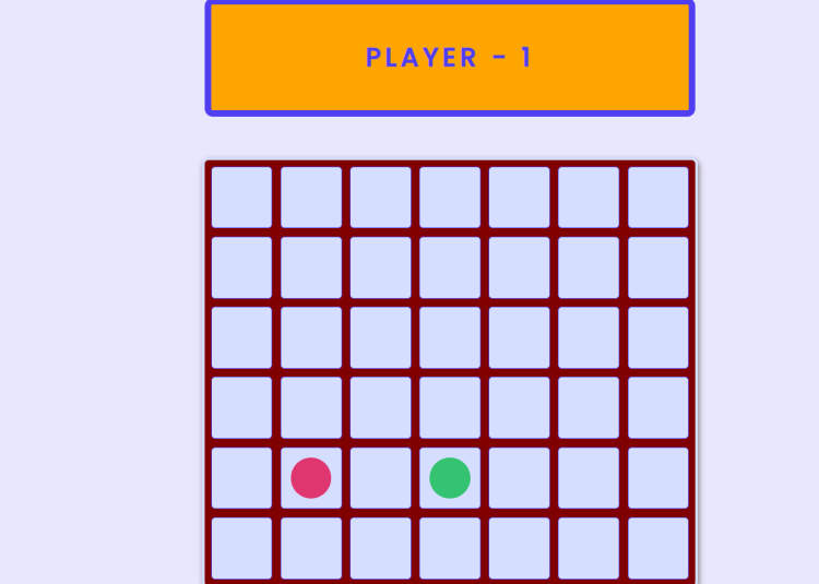 Connect Four Vs Game Using Html And Css In Vanillajs With Source Code Sourcecodester 0543