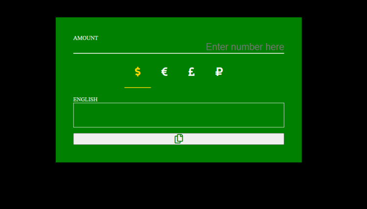 Currency To Word Converter Using Jquery In Javascript With Source Code Sourcecodester