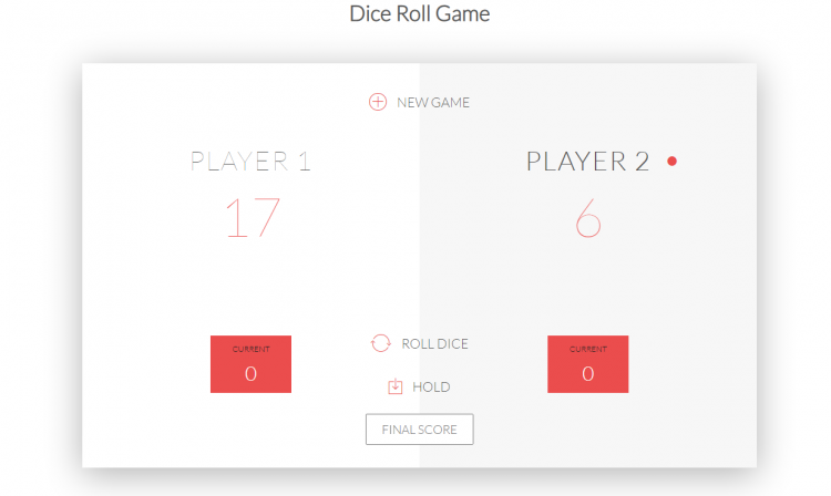 Dice Roll Game Using Javascript With Free Source Code Sourcecodester 0573