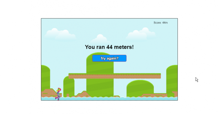 Endless Running Game Using Javascript With Free Source Code Sourcecodester