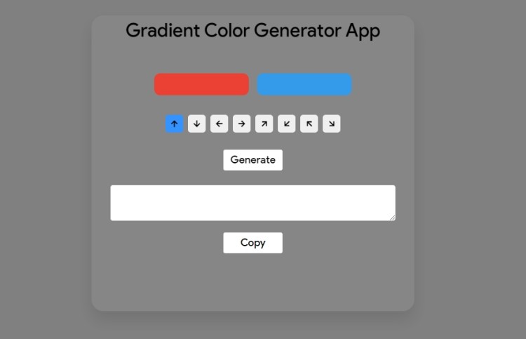Gradient Color Generator App Using Html And Css In Vanillajs With Source Code Sourcecodester 1930