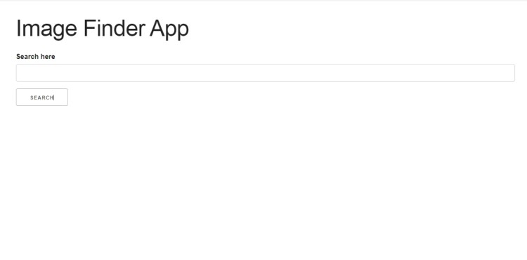 Image Finder App Using Htmlandcss In Vanillajs With Source Code Sourcecodester