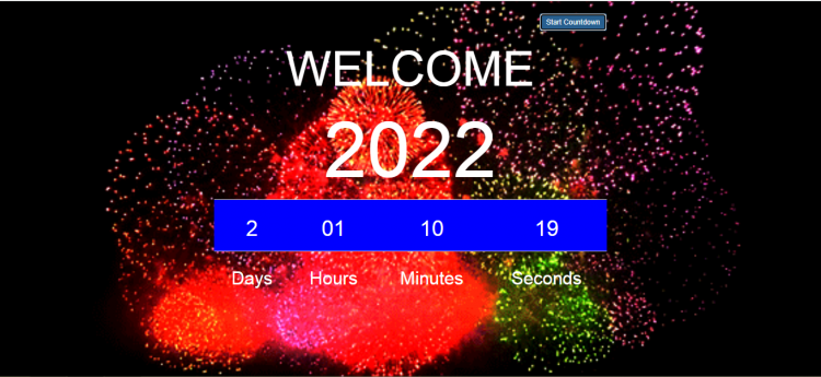 New Year Countdown Timer Using Javascript With Free Source Code Free
