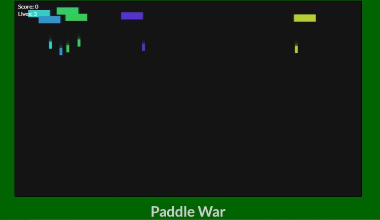 Paddle War Game Using Html And Css In Vanillajs With Source Code Sourcecodester
