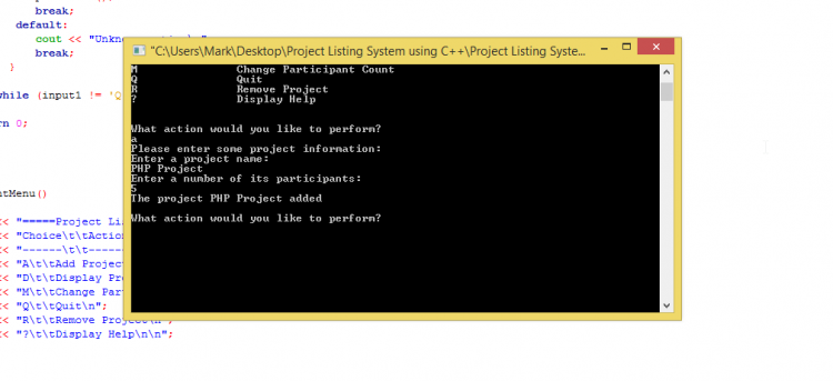 Project Listing System Using C With Source Code Sourcecodester