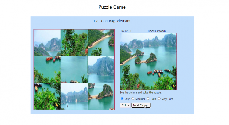 Puzzle Game using JavaScript with Source Code | SourceCodester Puzzle Game using JavaScript with Source Code | SourceCodester