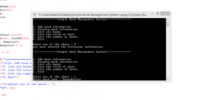 Simple Book Management System Using C With Source Code Free Source