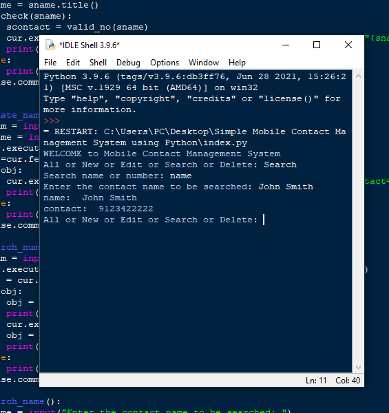 Simple Mobile Contact Management System Using Python With Free Source Code Sourcecodester 4769