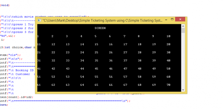 Simple Ticketing System Using C With Source Code Sourcecodester