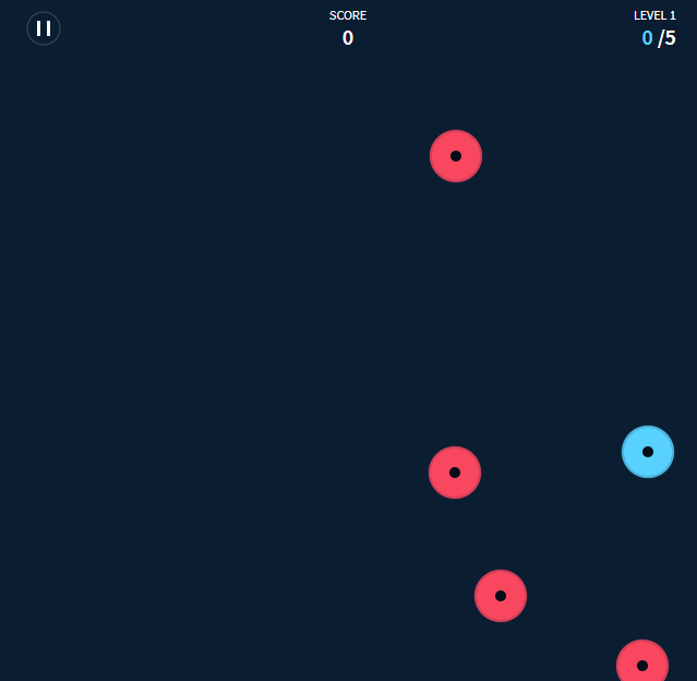 Tap My Dot Game Using Javascript With Source Code Sourcecodester