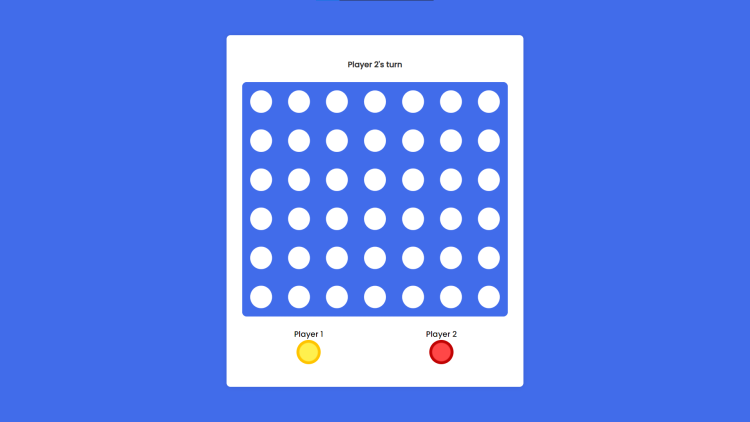 Connect 4 Game Using Html Css And Javascript With Source Code Sourcecodester