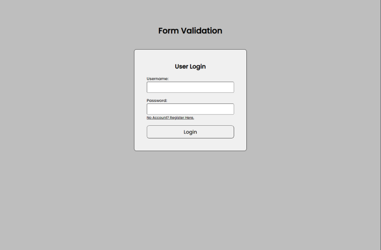 Form Validation Using Html Css And Javascript Sourcecodester
