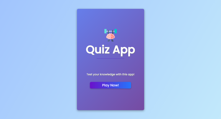 Quiz App Using Html Css And Javascript With Source Code Sourcecodester