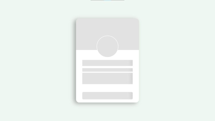 Skeleton Loading Screen Animation Using Html Css And Javascript With Source Code Sourcecodester
