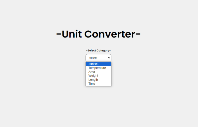 Unit Converter Using Html Css And Javascript With Source Code Sourcecodester 5941