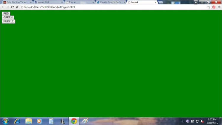 Change Background Color Using JavaScript | SourceCodester Change Background Color Using JavaScript | SourceCodester