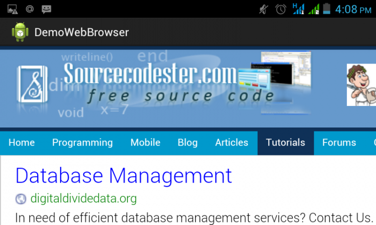 Create your own Android Web Browser | SourceCodester Create your own Android Web Browser | SourceCodester
