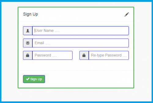 Sign Up Form Using Bootstrap With Jquery Validation Free Source Code