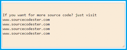How To Create Automatic Scrolling Content In Textarea Using Javascript Free Source Code