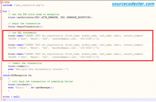 Php Insert Multiple Data In Mysql Free Source Code Tutorials And Articles 2281