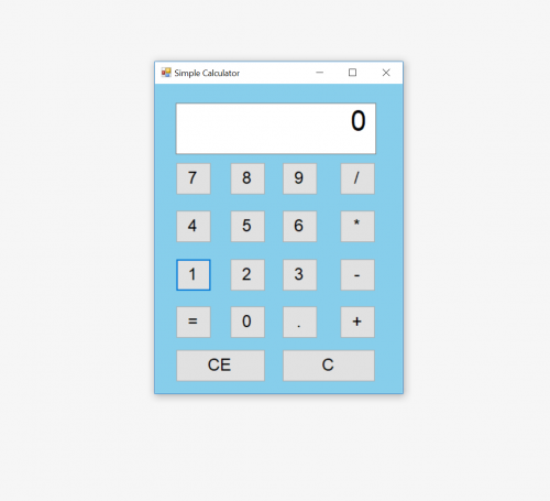 C# - Simple Calculator | Free Source Code & Tutorials
