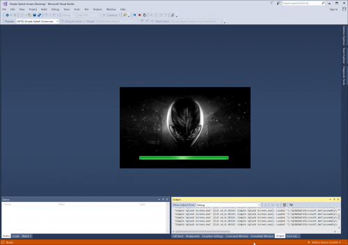 C# - Simple Splash Screen | Free Source Code & Tutorials