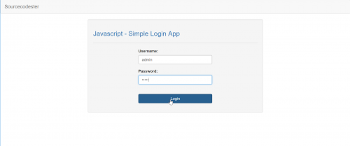 JavaScript - Simple Login App | Free Source Code & Tutorials JavaScript - Simple Login App | Free Source Code & Tutorials