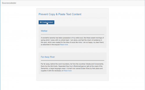 PHP - Prevent Copy & Paste Text Content | Free Source Code & Tutorials PHP - Prevent Copy & Paste Text Content | Free Source Code & Tutorials