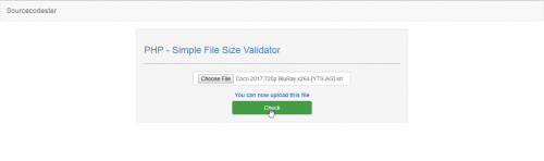 Php Simple File Size Validator Free Source Code And Tutorials