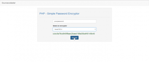 Php Simple Password Encryptor Free Source Code And Tutorials