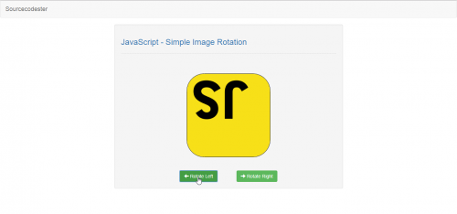 JavaScript - Simple Image Rotation | Free Source Code & Tutorials