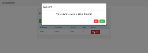 PHP - Remove Table Row Using Ajax | Free Source Code & Tutorials