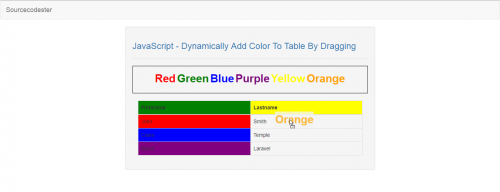 JavaScript Change Table Color By Dragging Free Source Code Tutorials javascript-change-table-color-by-dragging-free-source-code-tutorials