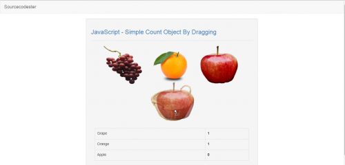 JavaScript - Simple Count Object By Dragging | Free Source Code & Tutorials JavaScript - Simple Count Object By Dragging | Free Source Code & Tutorials
