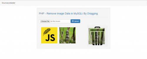 Php Remove Image Data In Mysqli By Dragging Free Source Code And Tutorials
