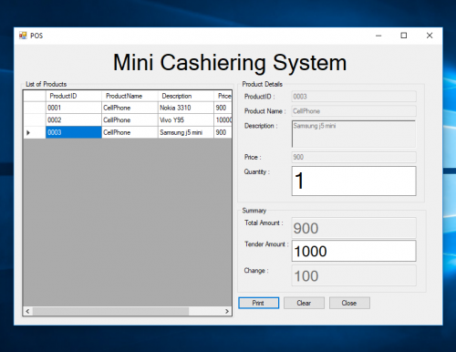 Mini Cashiering System Using C Free Source Code And Tutorials 