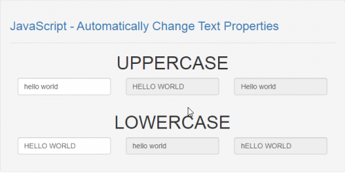 JavaScript - Automatically Change Text Properties | Free Source Code ...