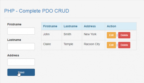 PHP - Complete PDO CRUD | Free Source Code & Tutorials PHP - Complete PDO CRUD | Free Source Code & Tutorials