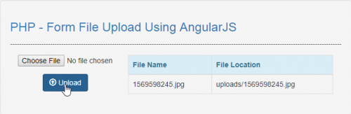 Php Form File Upload Using Angularjs Free Source Code And Tutorials