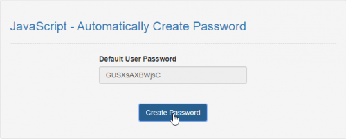 Javascript Automatically Create Password Free Source Code And Tutorials