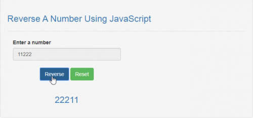 Reverse A Number Using Javascript Free Source Code And Tutorials 6006