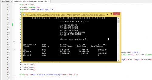 Employee Leave Management System Free Source Code And Tutorials