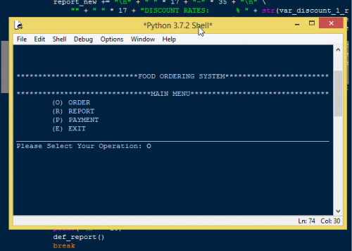 Food Ordering System using Python with Source Code | Free Source Code ...