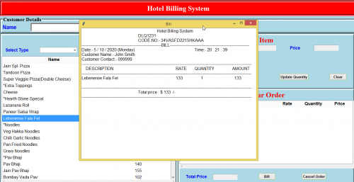 Hotel Billing System Project in Python | Free Source Code & Tutorials Hotel Billing System Project in Python | Free Source Code & Tutorials