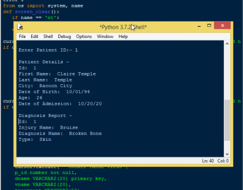 Patient Record Management System Project In Python Free Source Code