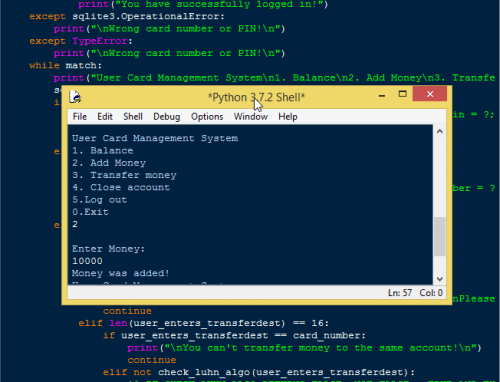 User Card Management System using Python With Source Code | Free Source ...