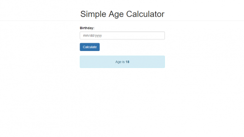 Simple Age Calculator in PHP | Free Source Code & Tutorials
