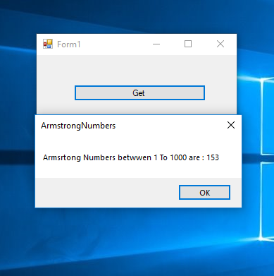 How to Get Armstrong Numbers Between 1 to 1000 in VB.Net | Free Source ...